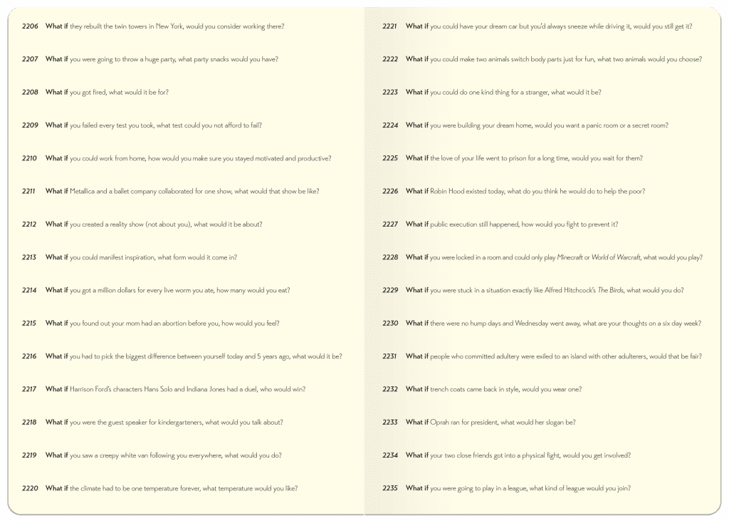 3000 What IF? Questions